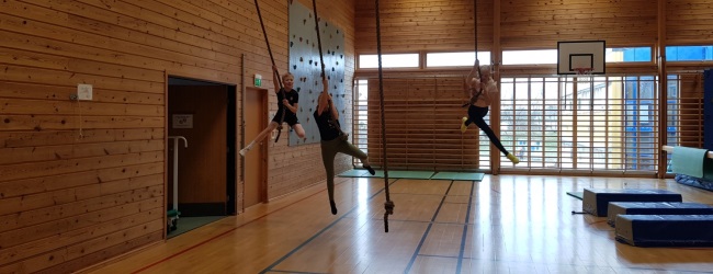 Bogafjell Skole - Gym, hinderløype og innebandy