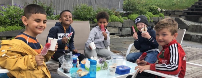 Sand Skule - Tur til kulturhuset