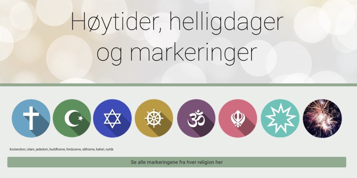 Flerkulturell kalender - Veilederkorpset barnehage
