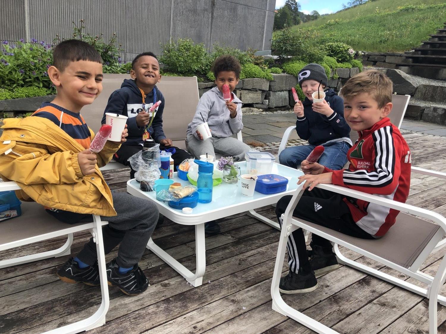 Sand Skule - Tur til kulturhuset