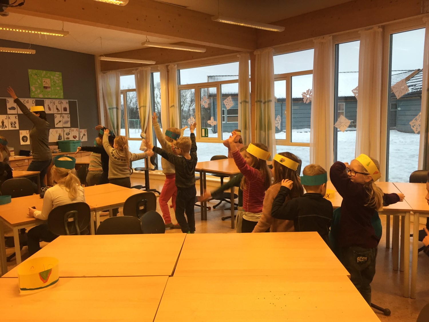 Fygle skole - 100-dagers fest i 1.klasse