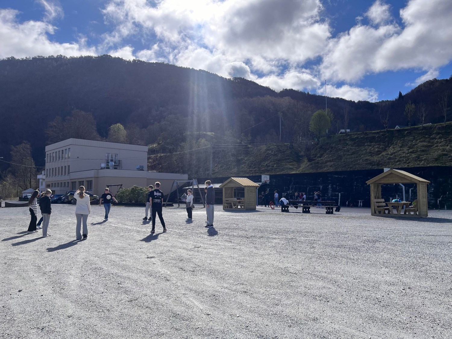 Samnanger ungdomsskule - Opprusting av uteområdet