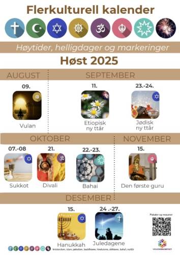 Flerkulturell kalender - Veilederkorpset barnehage